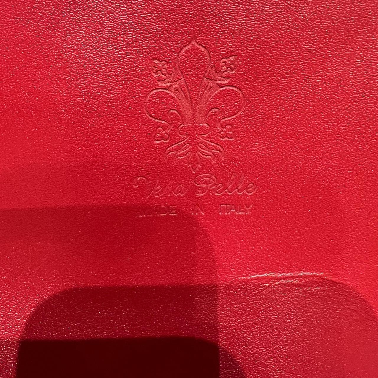 Vera Pelle Women's Red Bag | Depop