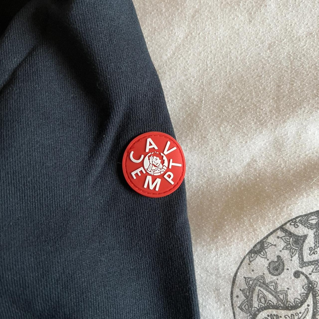 cav empt sweater box logo in black size xl barely... - Depop