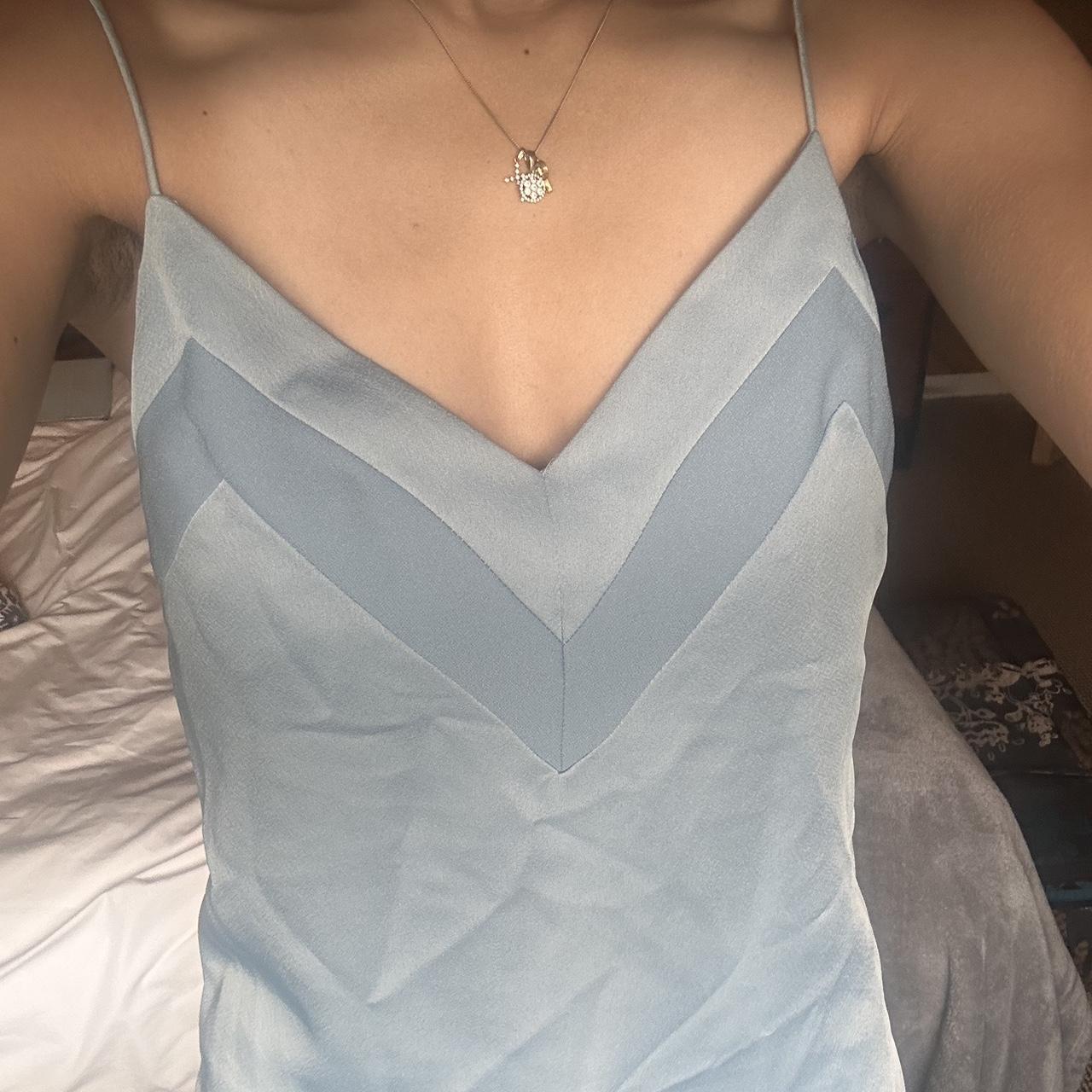 Reiss light blue top - Depop