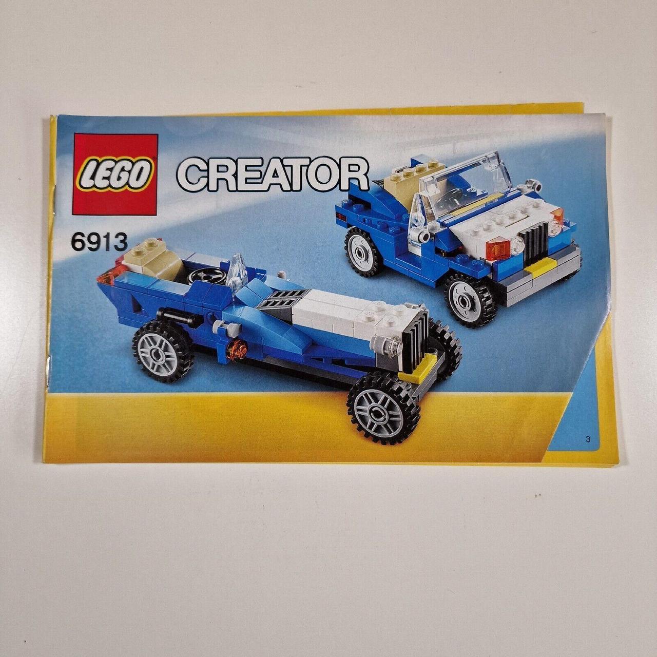 Lego Creator 6913 Blue Roadster - Instruction Manual... - Depop