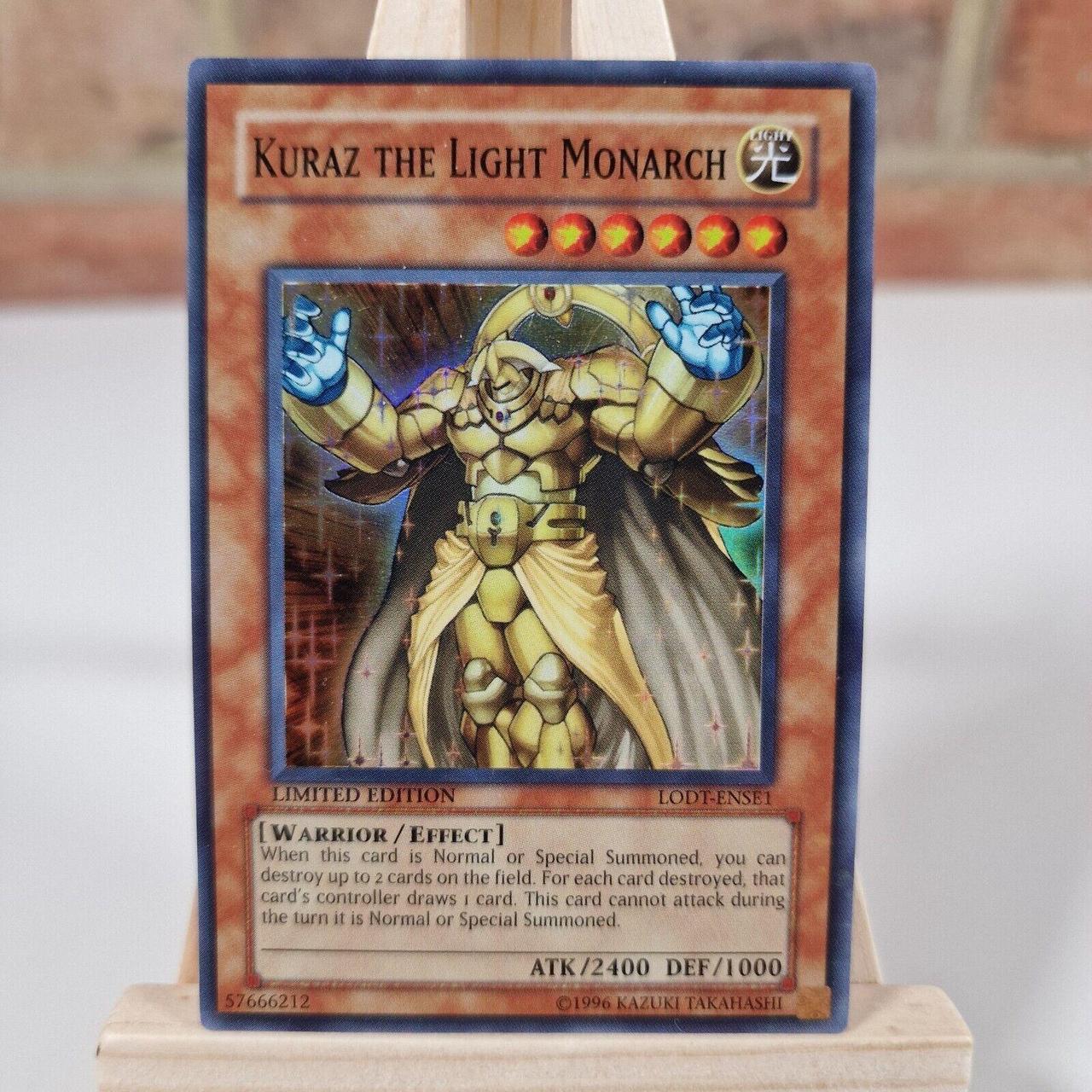 Kuraz The Light Monarch LODT-ENSE1 Super Rare... - Depop