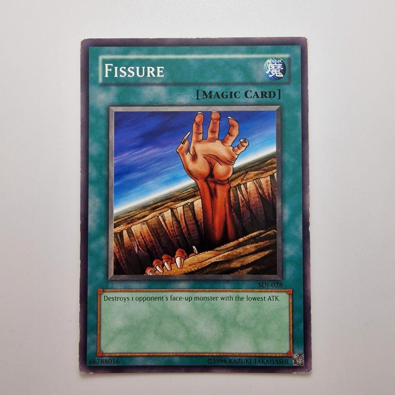 Fissure SDJ-028 Yu-Gi-Oh Card Unlimited Edition... - Depop