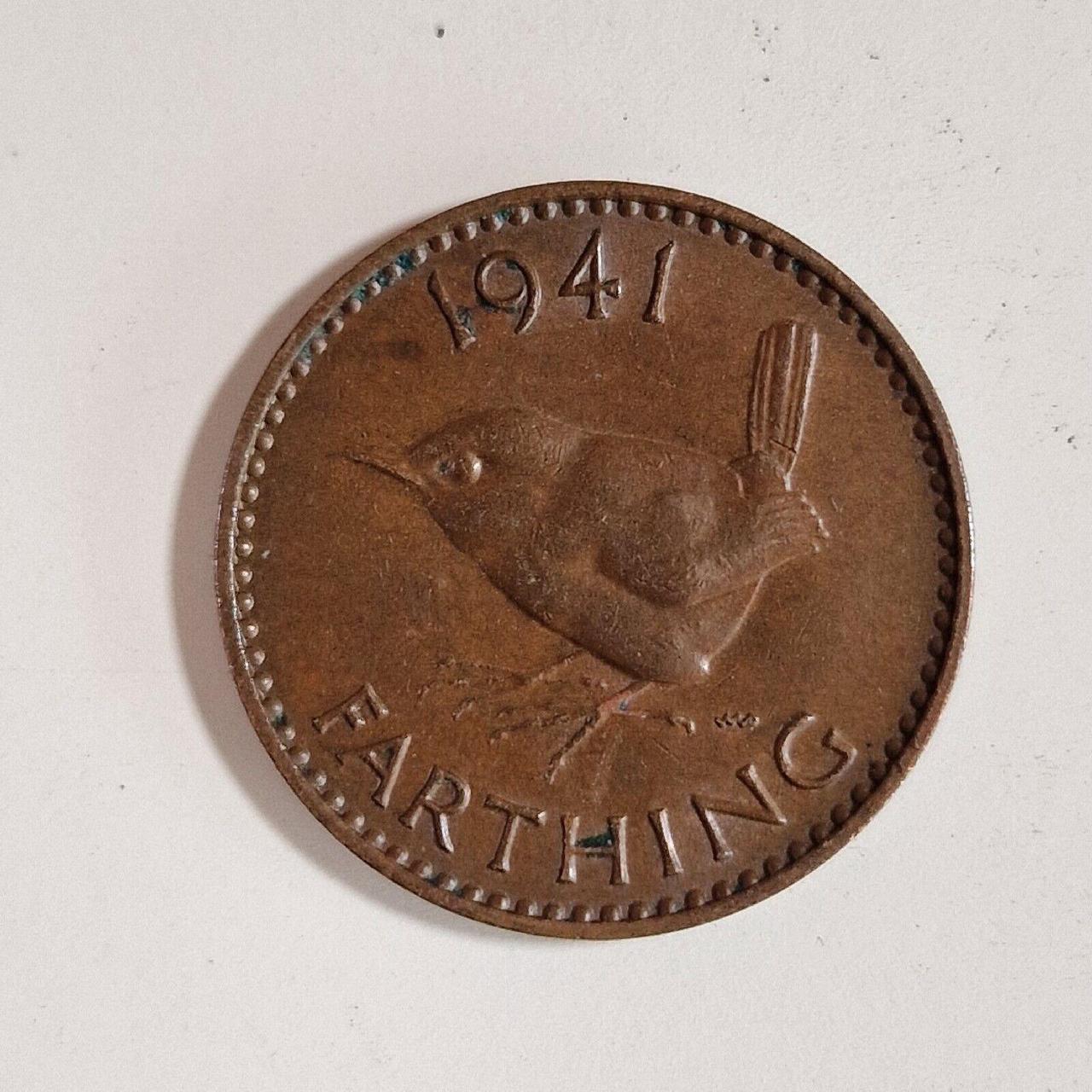 1941 Farthing Coin - King George VI WW2 This is a... - Depop
