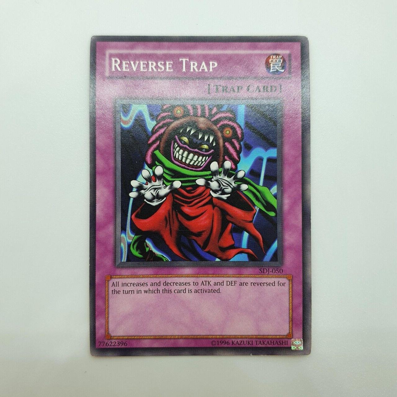 This is the Yu-Gi-Oh card Reverse Trap - SDJ-050 ,... - Depop