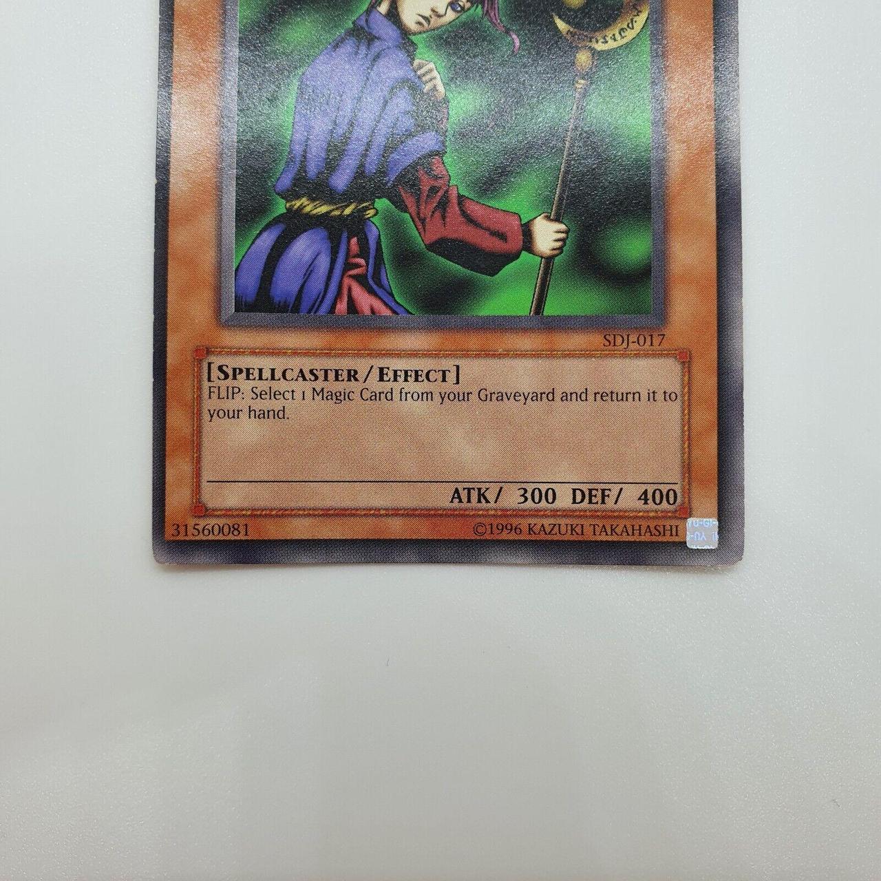 This is the Yu-Gi-Oh card MAGICIAN OF FAITH SDJ-017,... - Depop