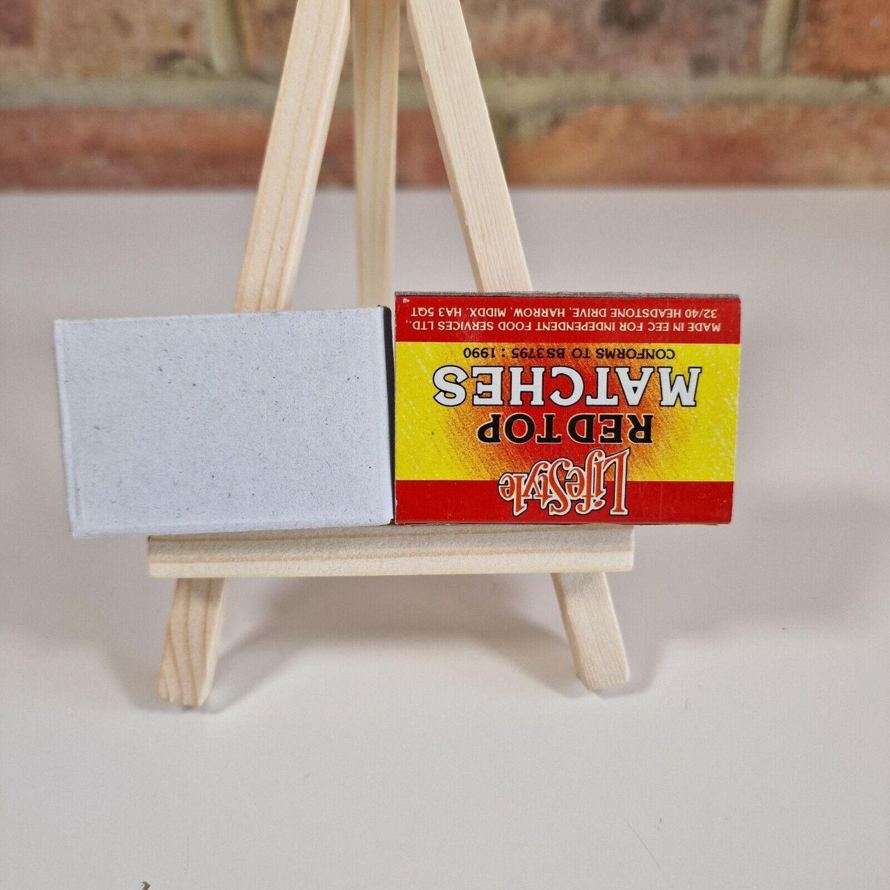 Vintage Collectable Retro Matchbox Red Top Matches... - Depop