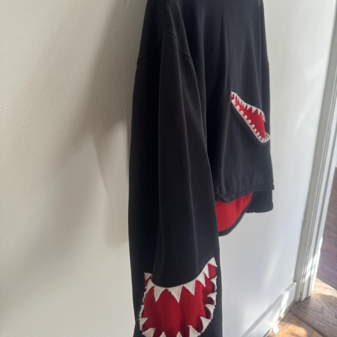 Syckli shark smile hoodie 2XL - Depop