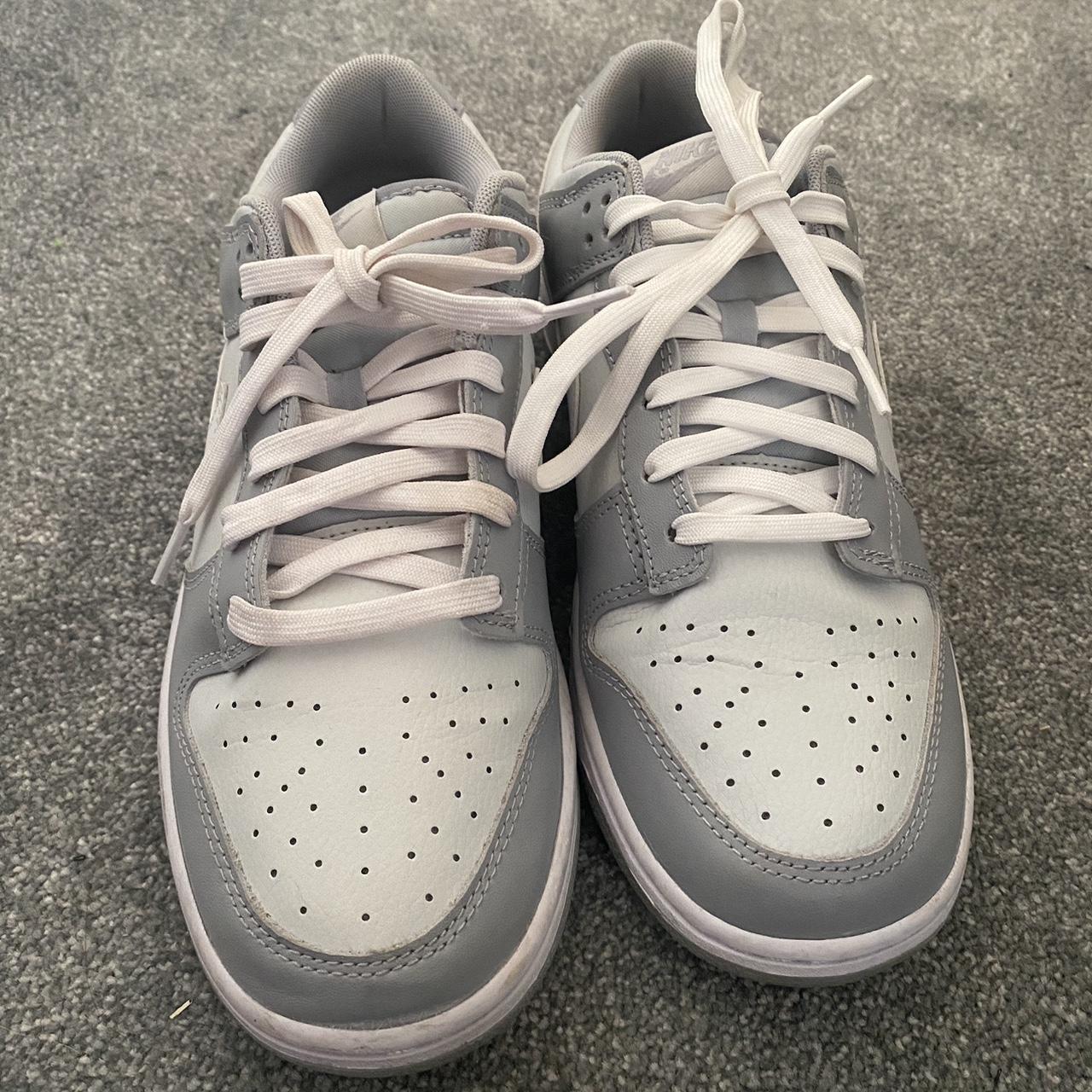 Nike dunk low cloud grey white Size 8 Great... - Depop