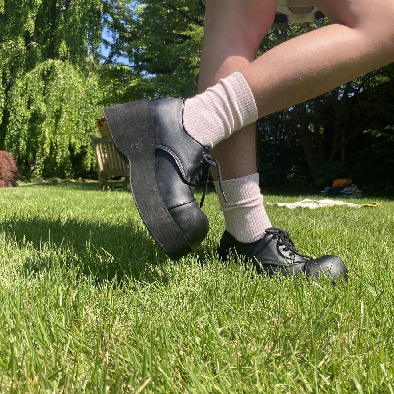 Demonia dank 101 shoes size 8, great... - Depop