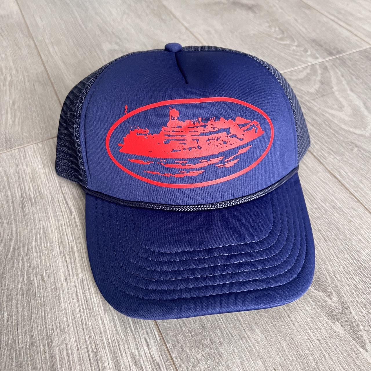 Blue and red CRTZ corteiz SnapBack cap. New never... - Depop