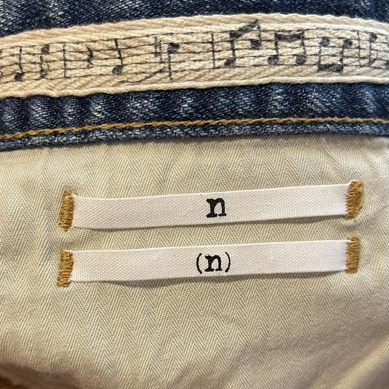 Number (N)ine musical note patch jeans Tagged 4... - Depop