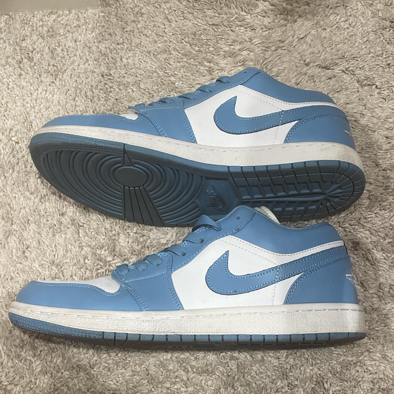 Nike Air Jordan 1 Lows in university blue bought a... - Depop