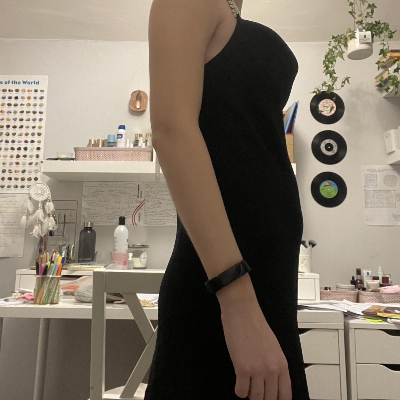 Black mini dress from Zara still has tags on !! only... - Depop