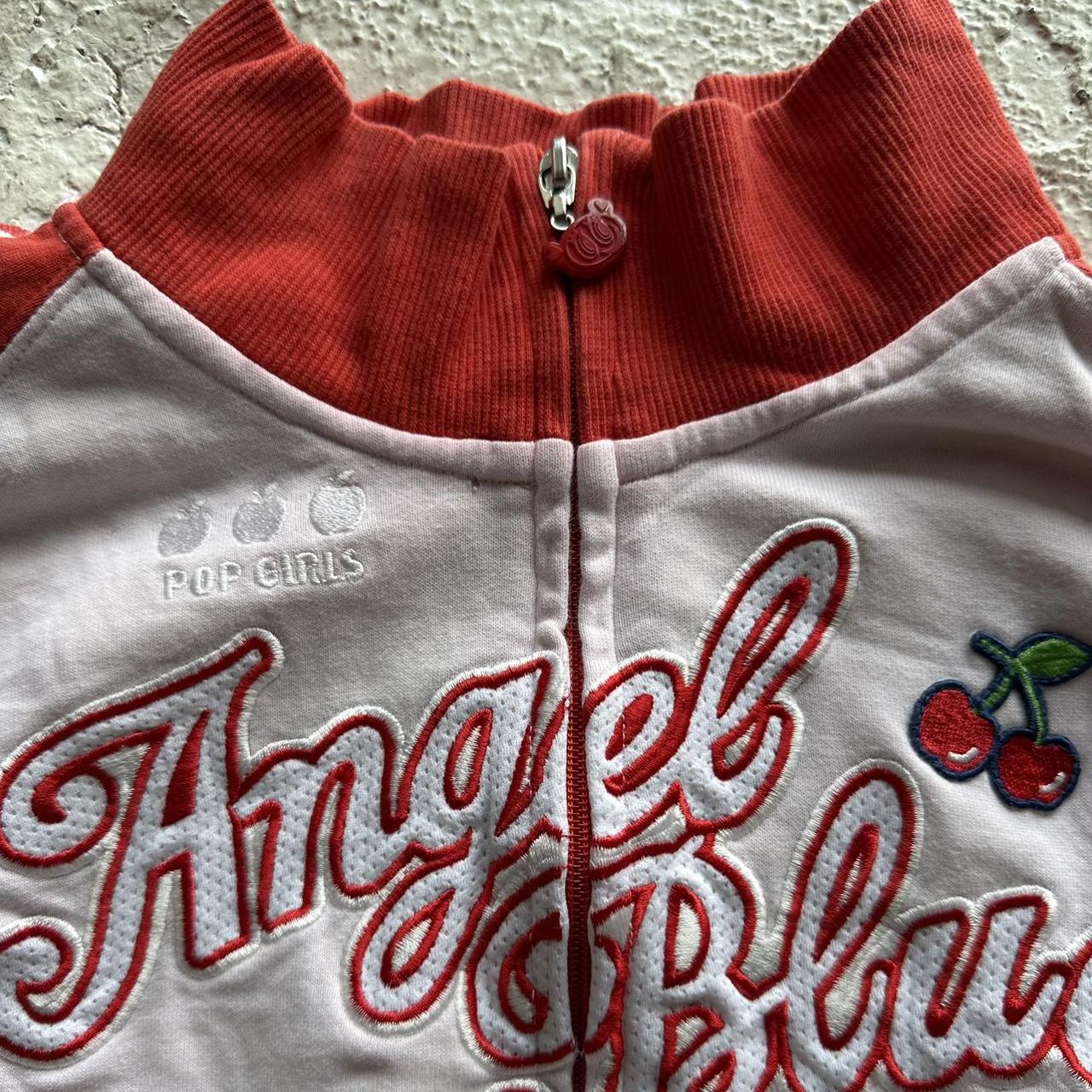 angel blue pink track jacket 🍒 size small shown on... - Depop