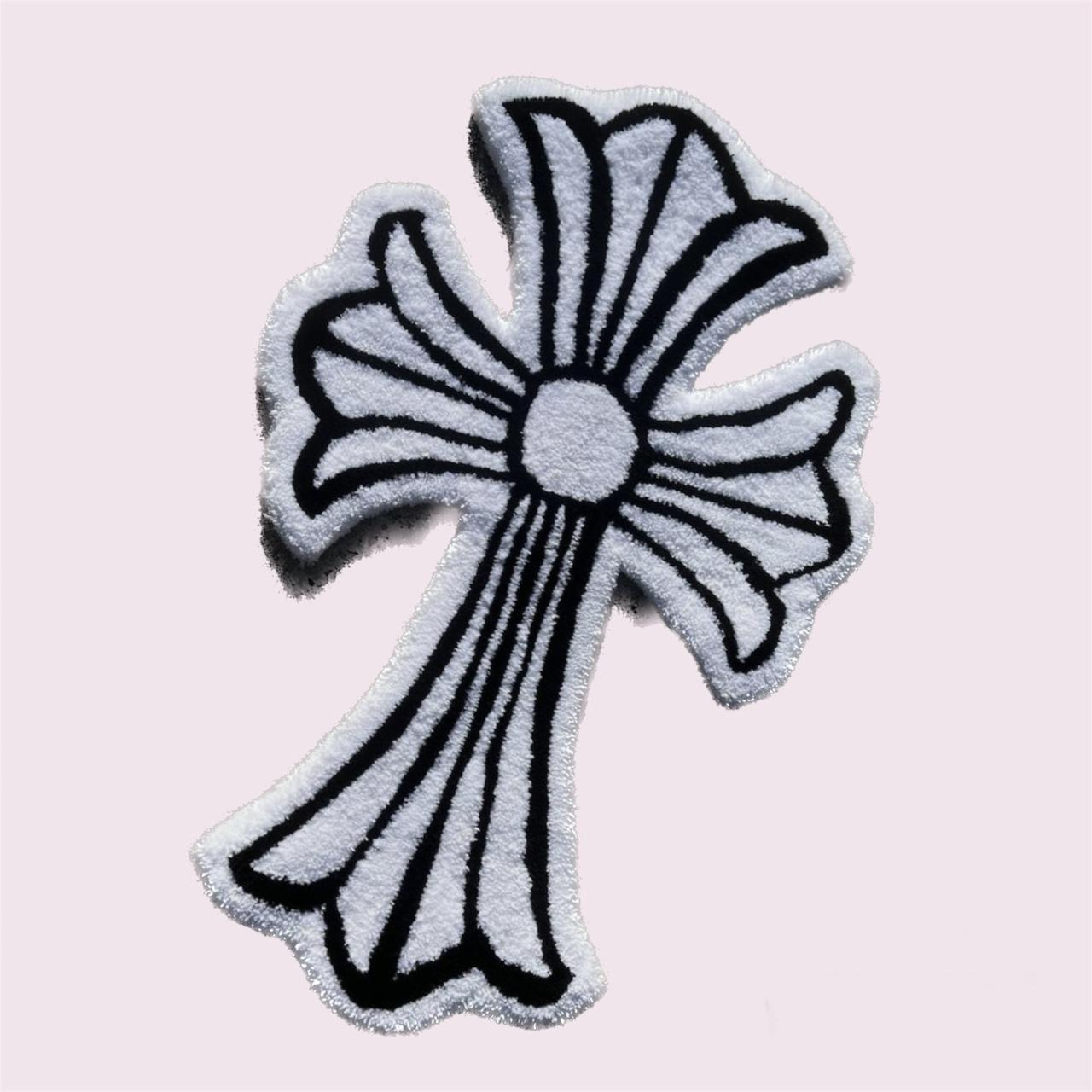 Chrome Heart Cross Rug 2ft #chromehearts #RUG - Depop