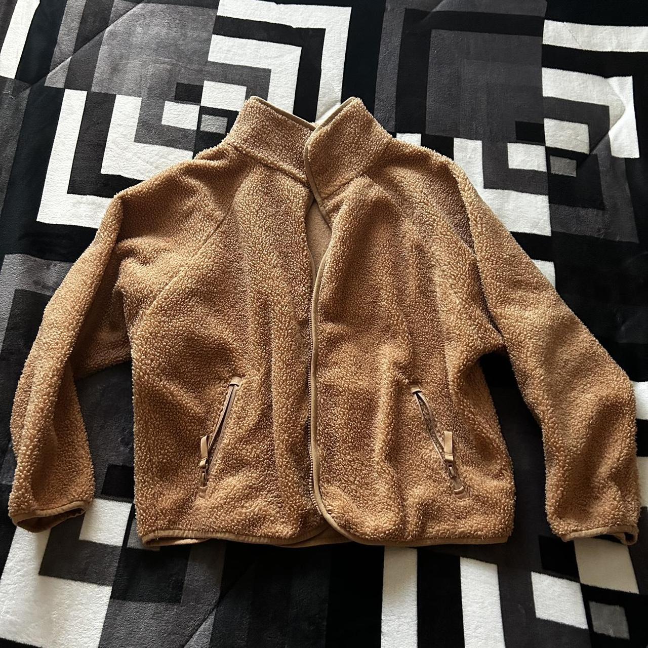 Tan Sherpa Jacket Brand: Target Size: Medium... - Depop