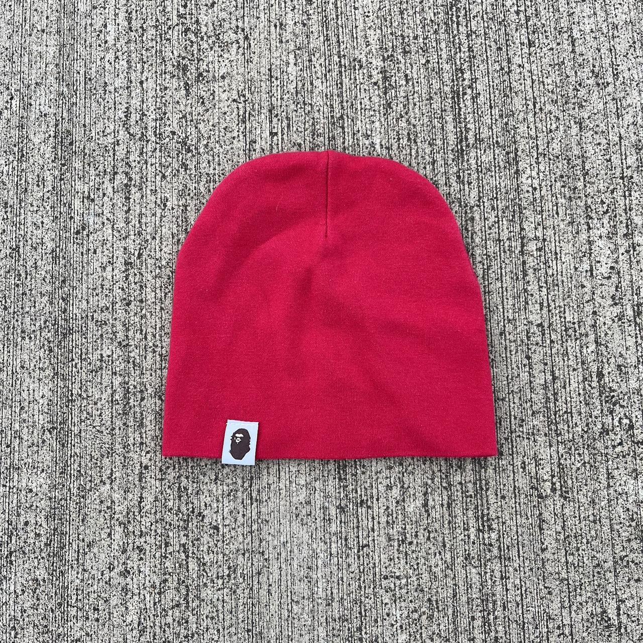 BAPE Men's Red Hat | Depop