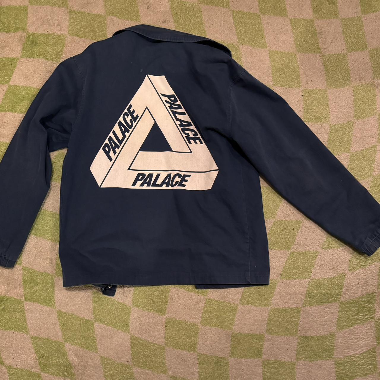Palace Coach Jacket Large (Teal/Blue); few visible... - Depop