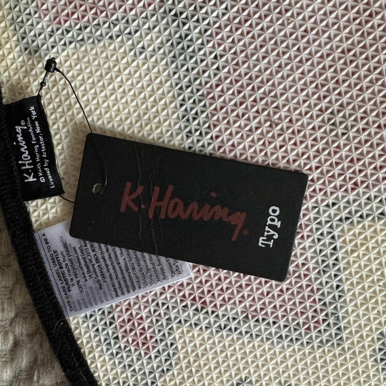 keith haring X typo rug 75x75 cm $15 shipping bc... - Depop