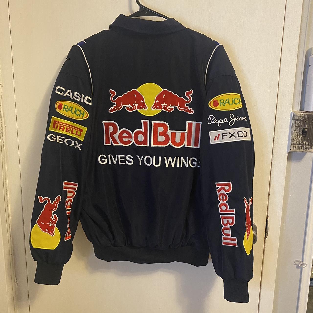 VINTAGE RED BULL RACING JACKET NEVER WORN - Depop