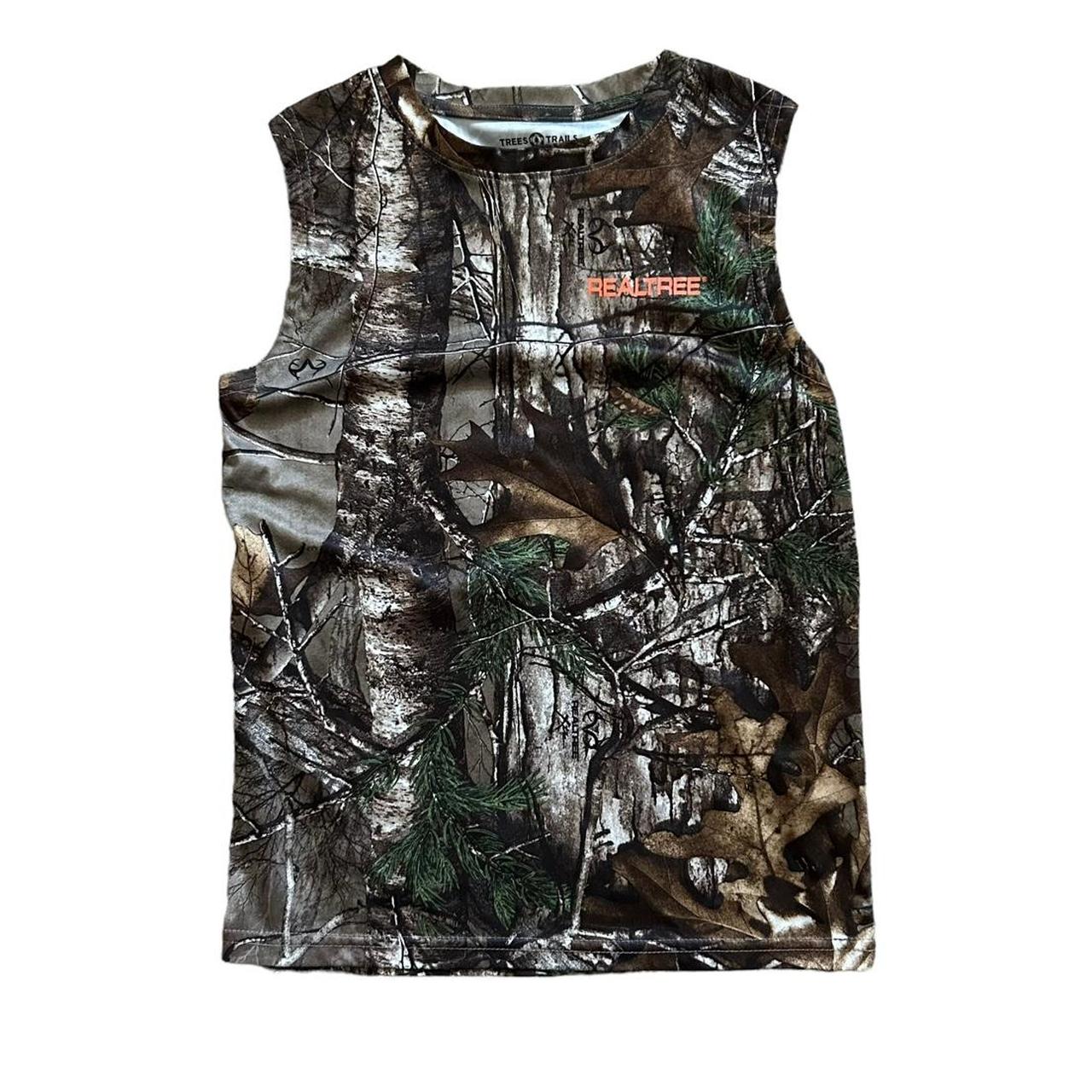 Realtree 100% polyster tank. Child size large, best... - Depop
