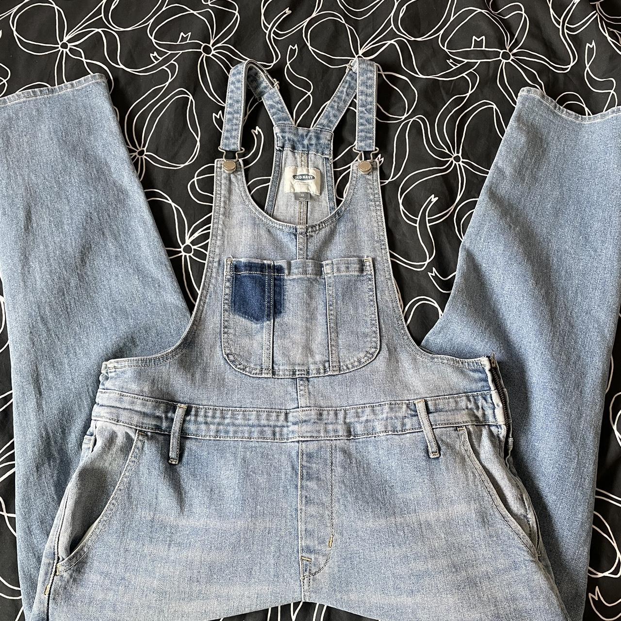 Old navy overalls Zipper on sides instead of buttons - Depop