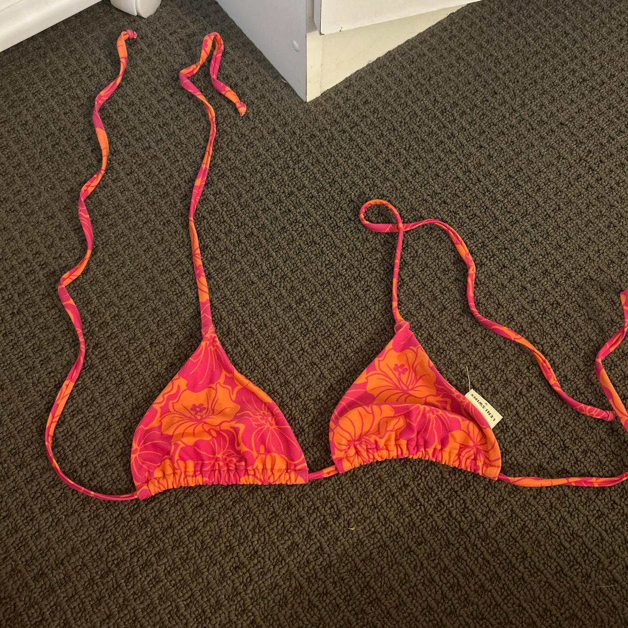 WTB leni swim top size M!!!! Have size S will swap... - Depop