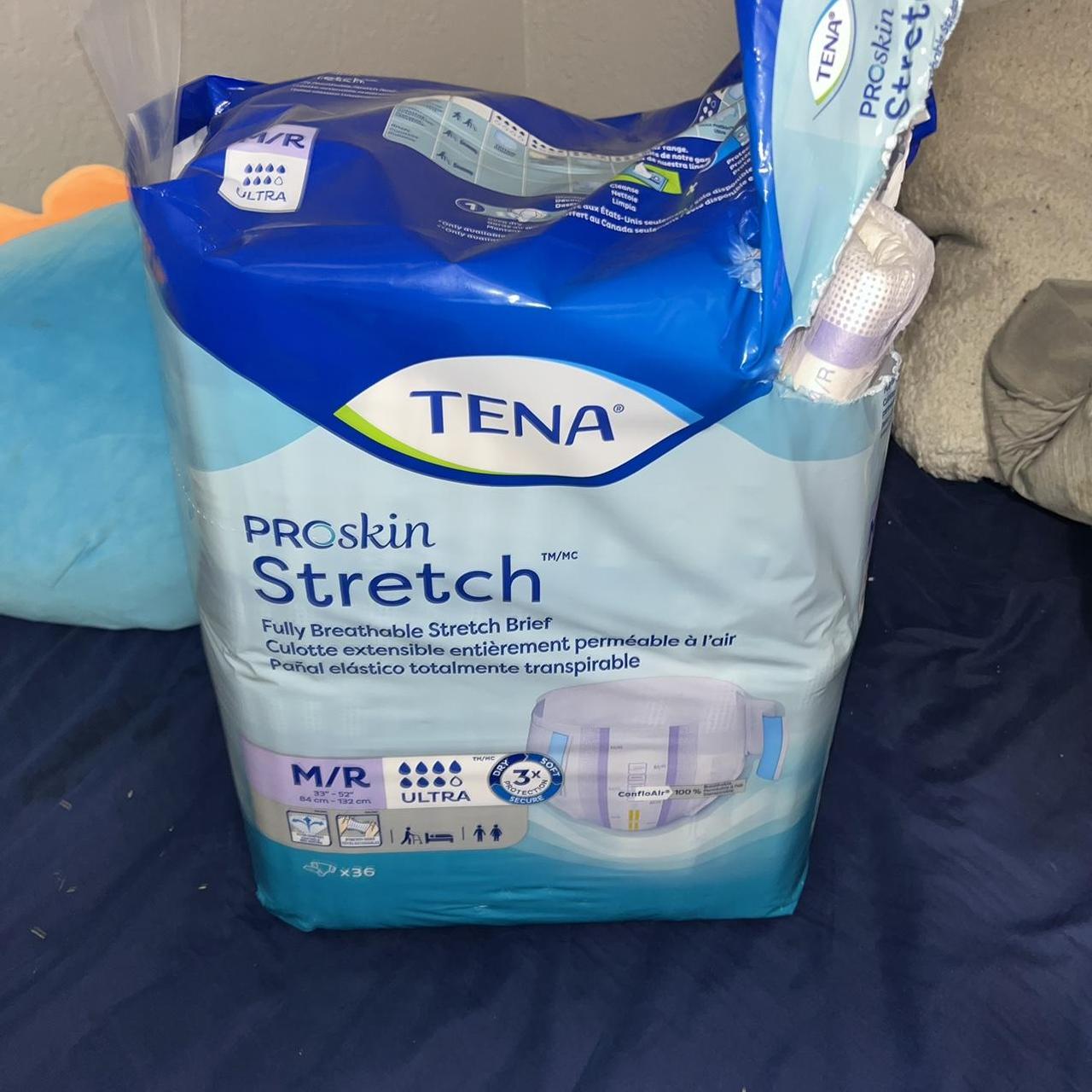 Tena ultra stretch diapers Open pack, about 32 left... - Depop