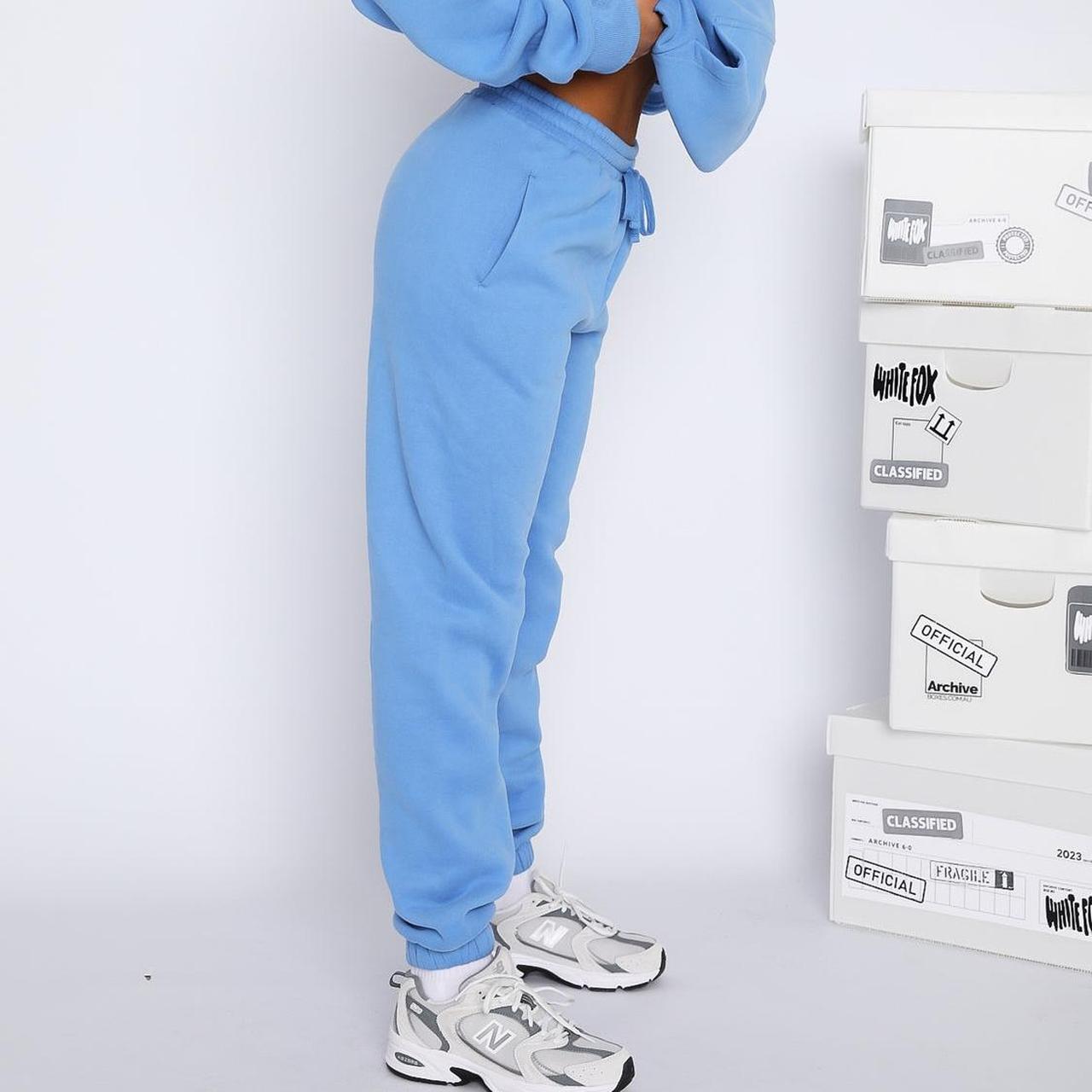 White Fox Archieve 6.0 blueberry trackies 🫶 Size: L... - Depop