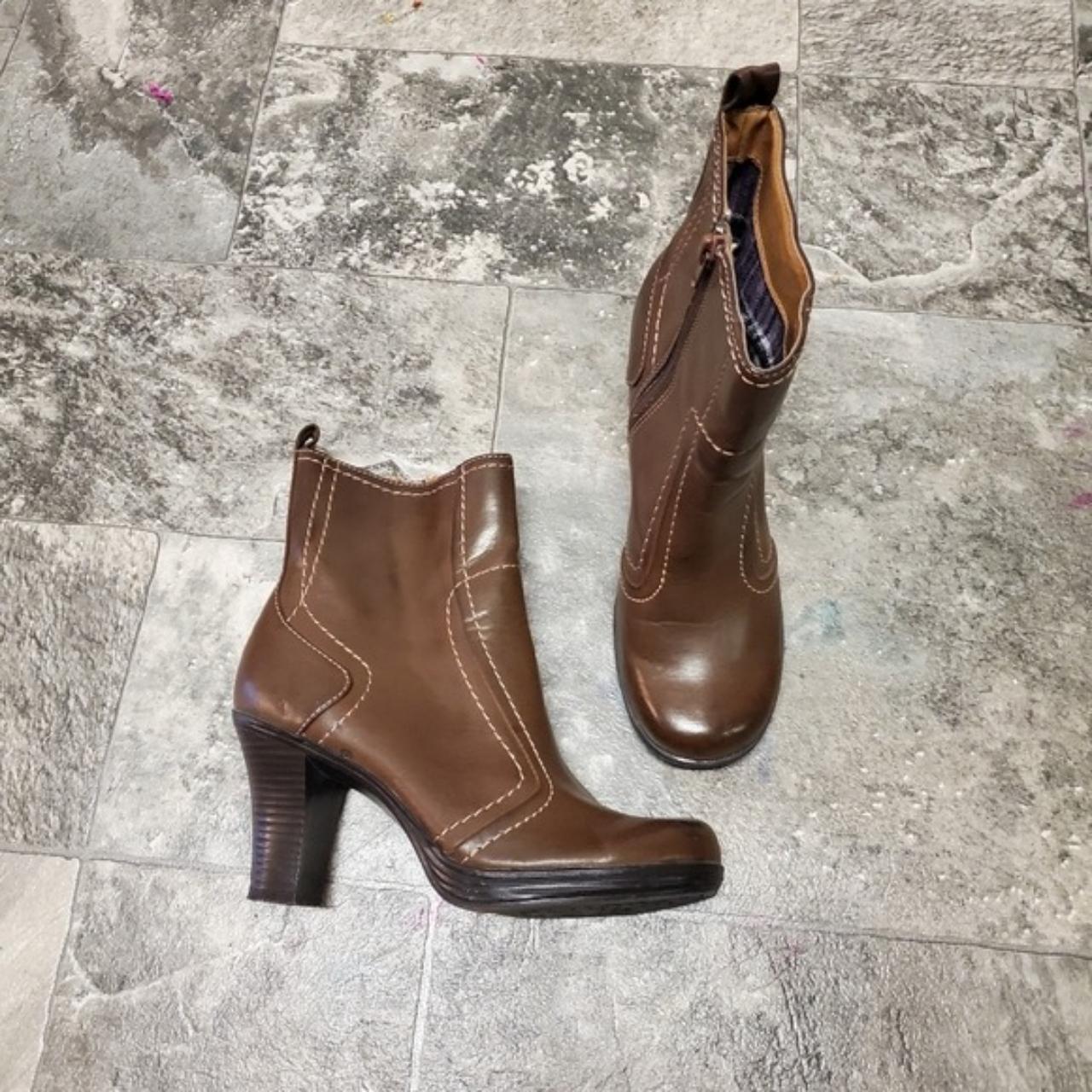 Vintage 90s y2k Mudd Yowsers Brown Vegan Leather... - Depop