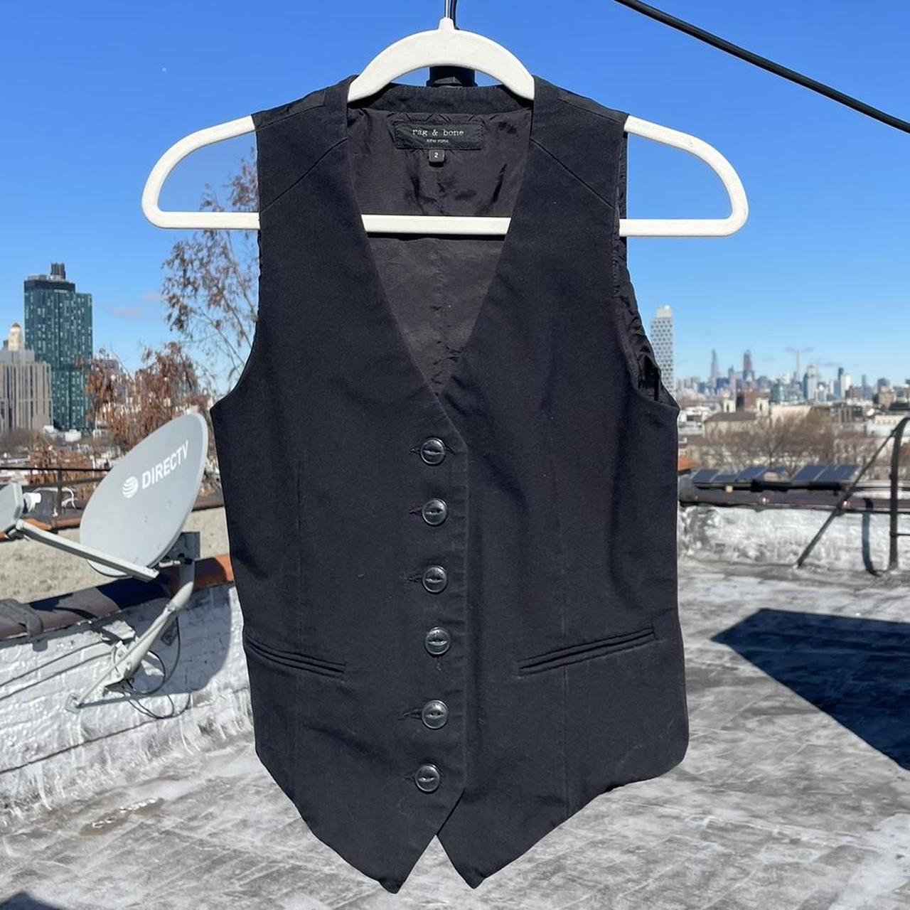 Priya Vest- Black - Depop