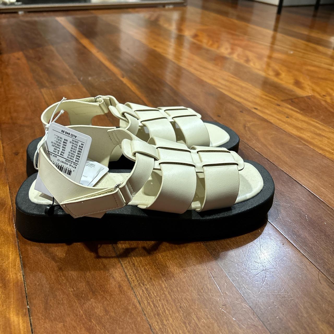 Rubi cream white sandals brand new with tags RRP $50 - Depop