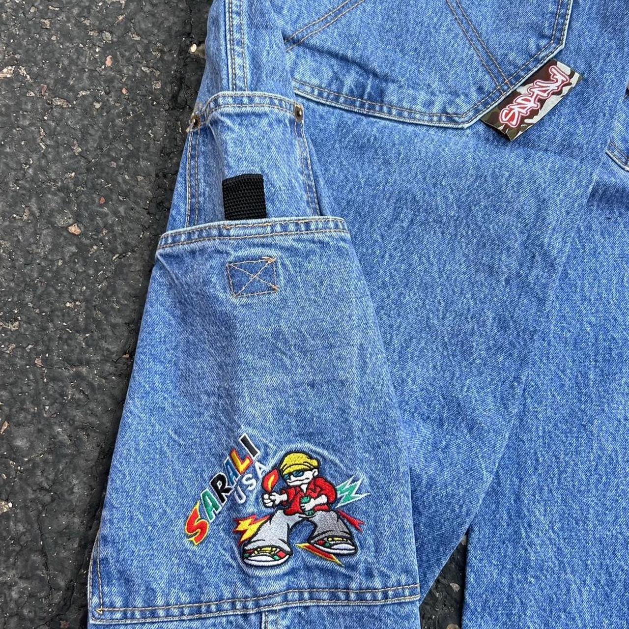 Fire jnco style jeans. These vintage late 90s y2k... - Depop