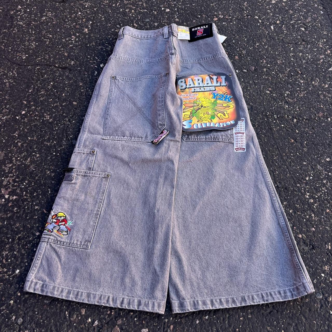 Fire jnco style jeans. These vintage late 90s y2k... - Depop