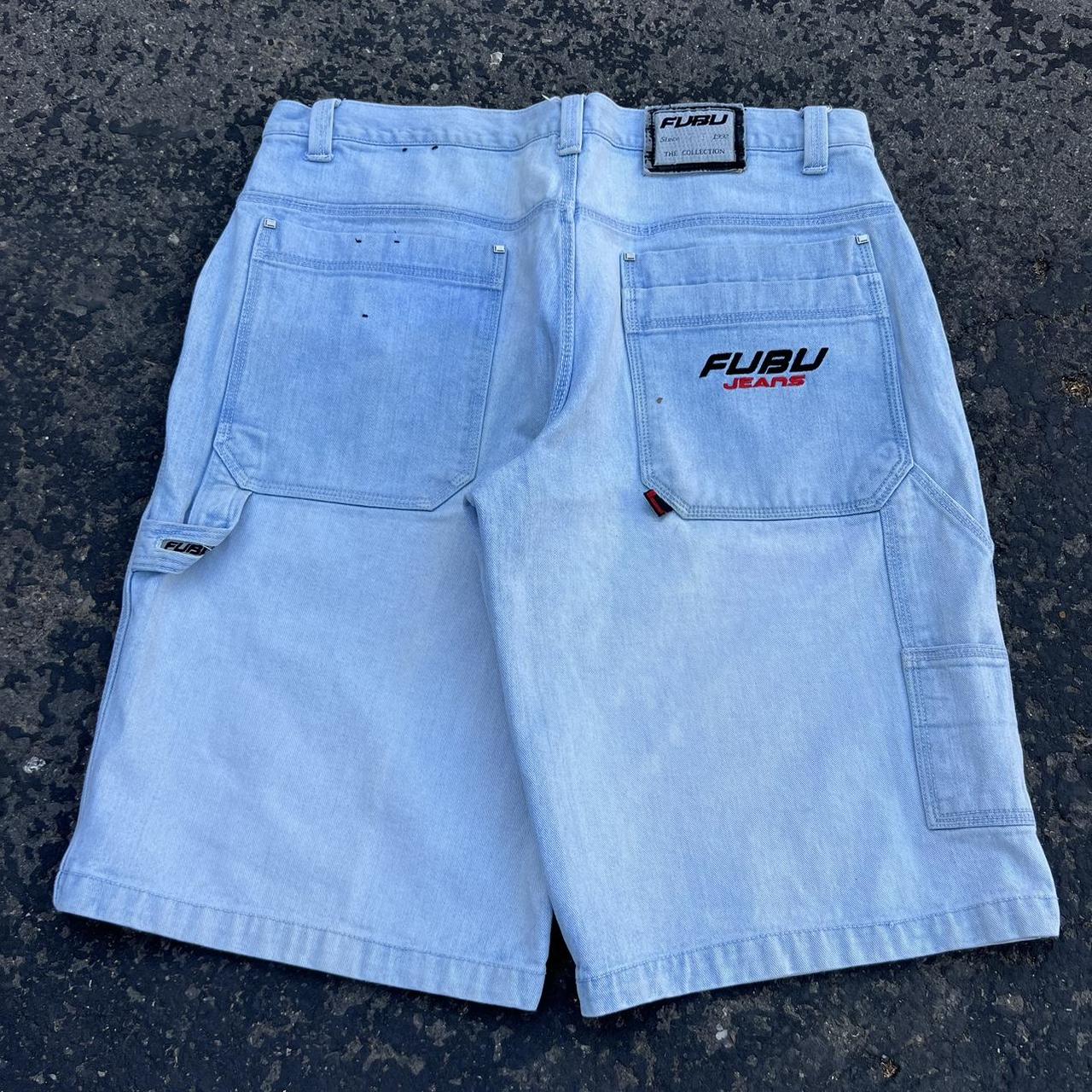 Fubu jeans. Carpenter style platinum, fubu jorts.... - Depop