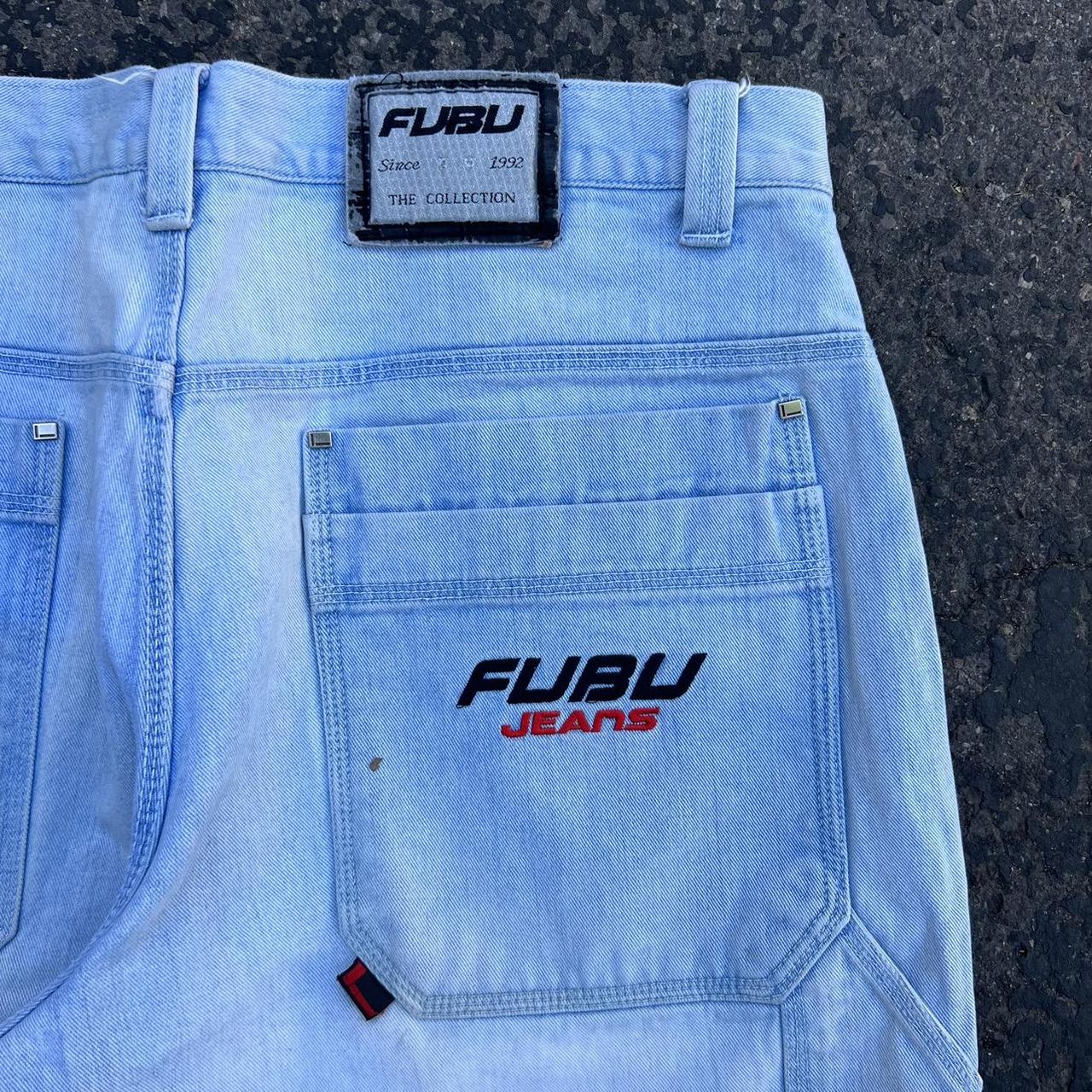 Fubu jeans. Carpenter style platinum, fubu jorts.... - Depop
