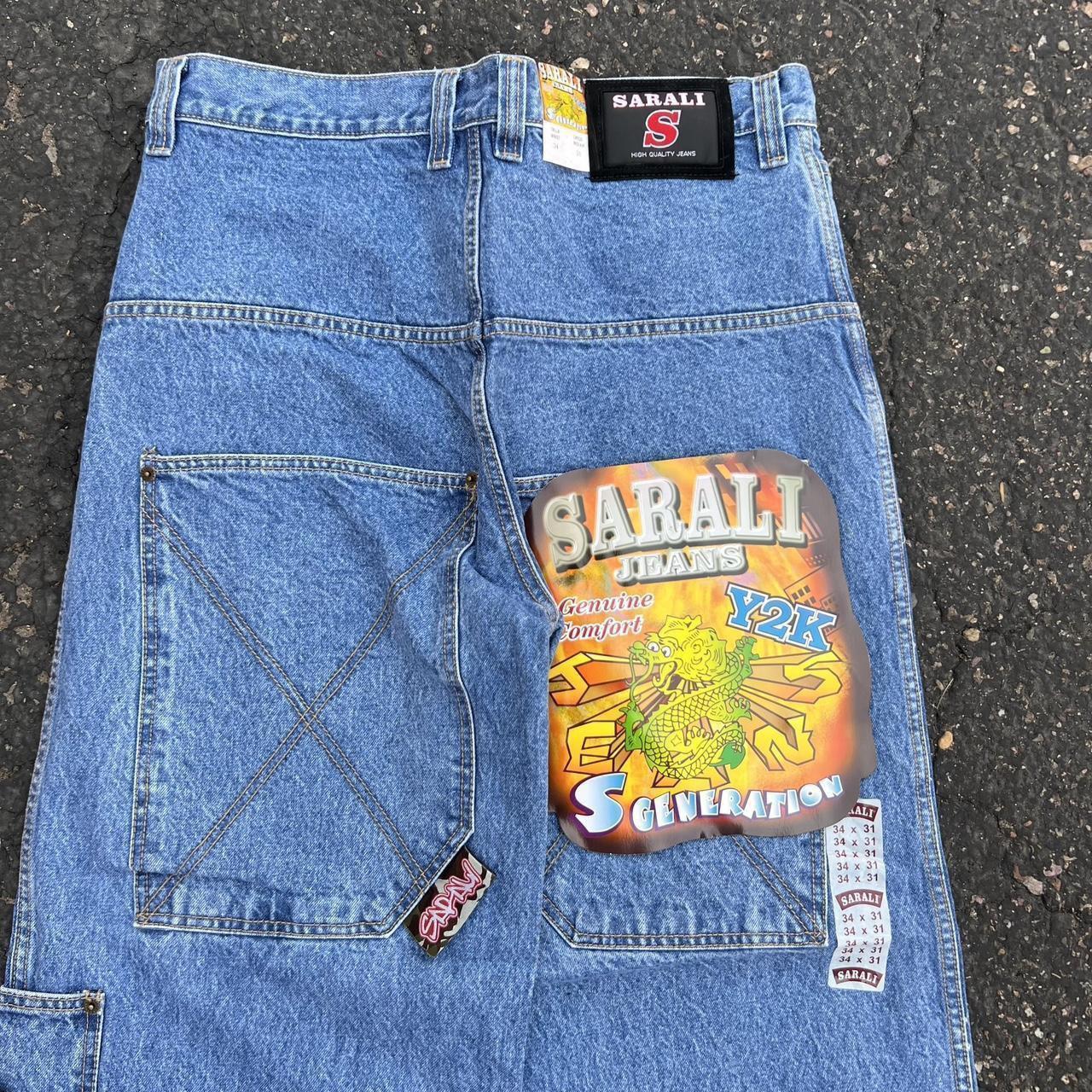 Fire jnco style jeans. These vintage late 90s y2k... - Depop