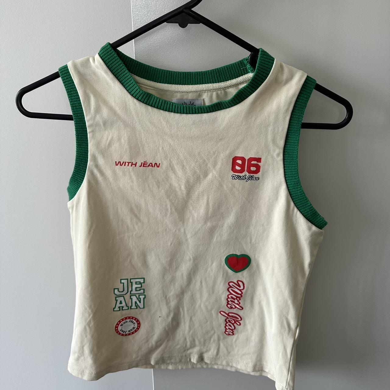 with jean tank top, such a cute piece. just didn’t... - Depop