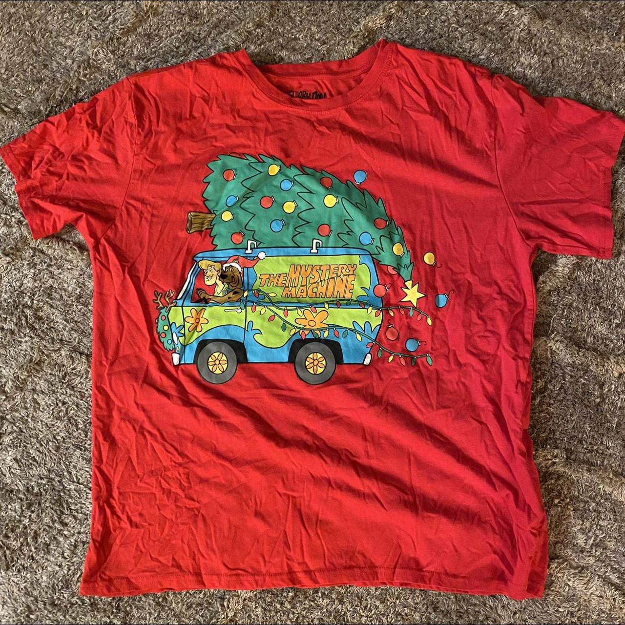 Scooby Doo Christmas Shirt Scooby and Shaggy Mystery... - Depop