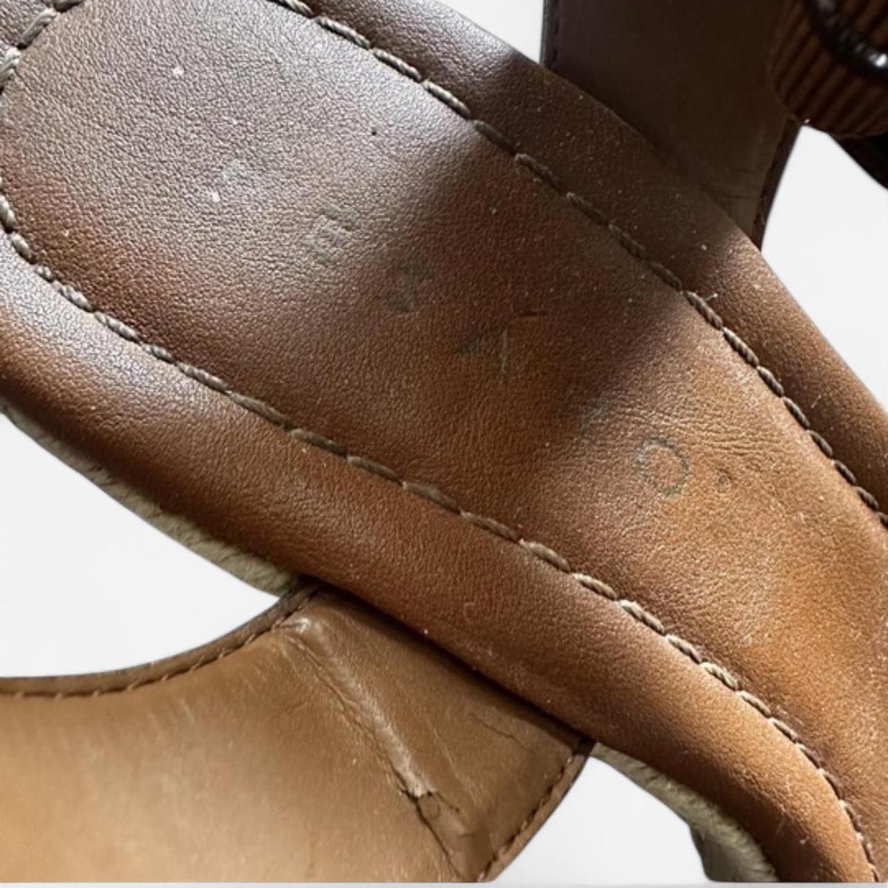 Pesaro Women's Brown Rope Sandal Wedges Rope... | Depop