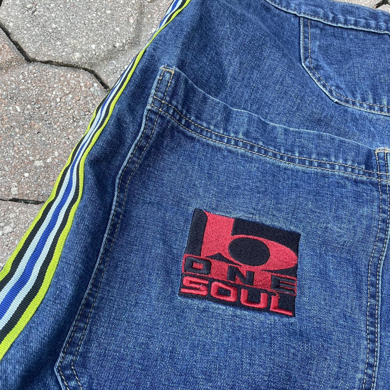 Vintage B One Soul Jorts with Patch and... - Depop