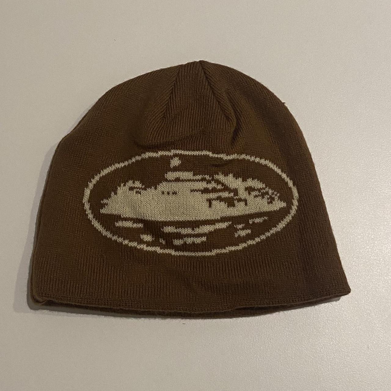 Corteiz Beanieskullie Brown Worn Once Briefly Depop