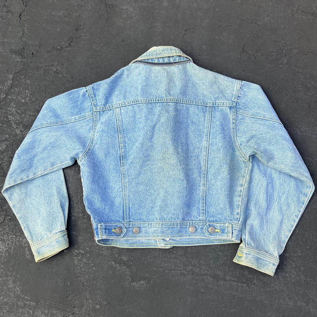 vintage women’s jean jacket -nuvo classix cropped... - Depop