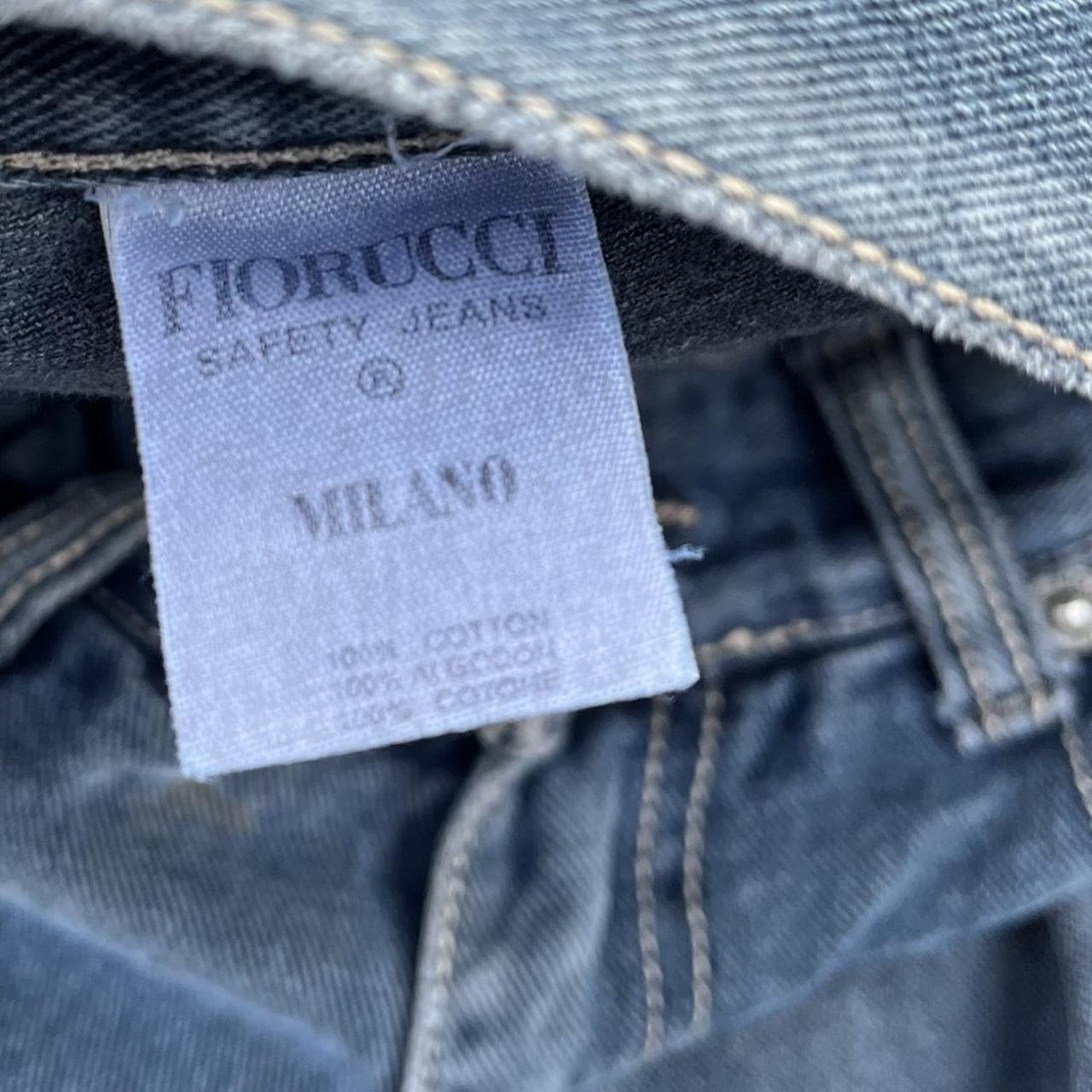 fiorucci safety jeans -made in milano -33x32 -33... - Depop