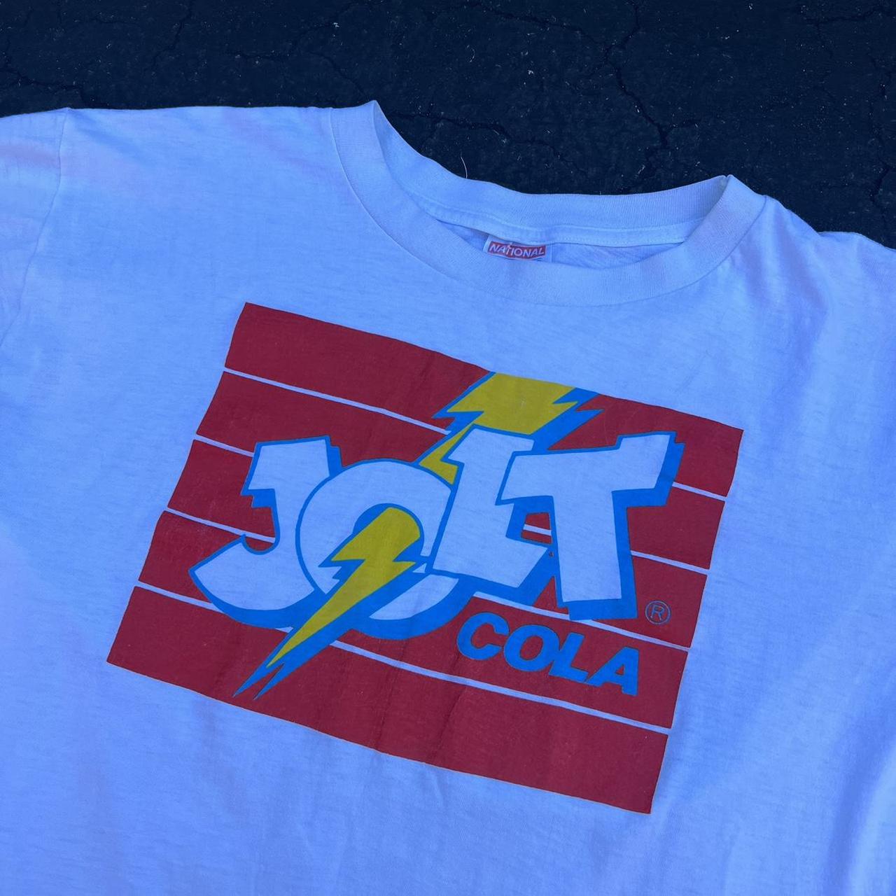 80s jolt cola tshirt -size xl -single stitch... - Depop