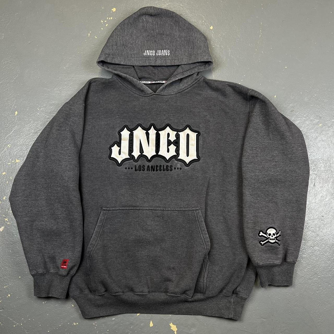 jnco hoodie -24.5 pit, 29 length -tags are cut... - Depop