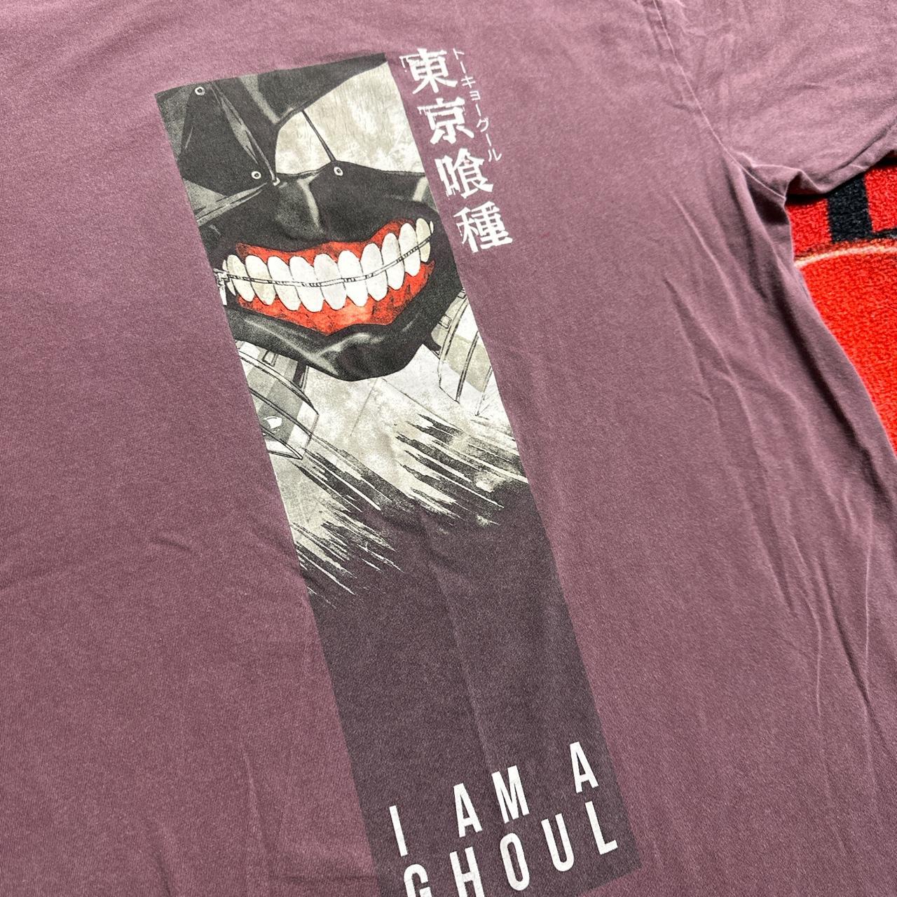 Tokyo Ghoul graphic tee. Dope purple anime tee. Cool... - Depop