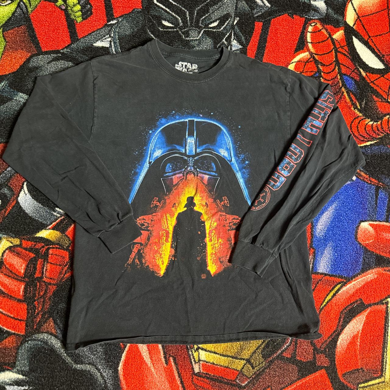 Star Wars Darth Vader long sleeve Dope vibrant... - Depop