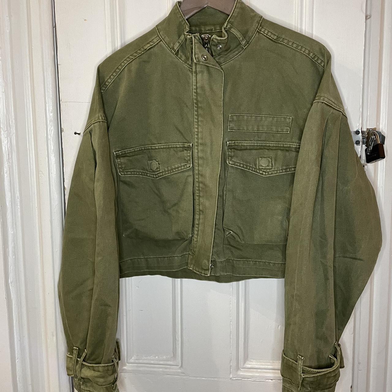 Green Jacket Worn twice but no signs of wear or... - Depop