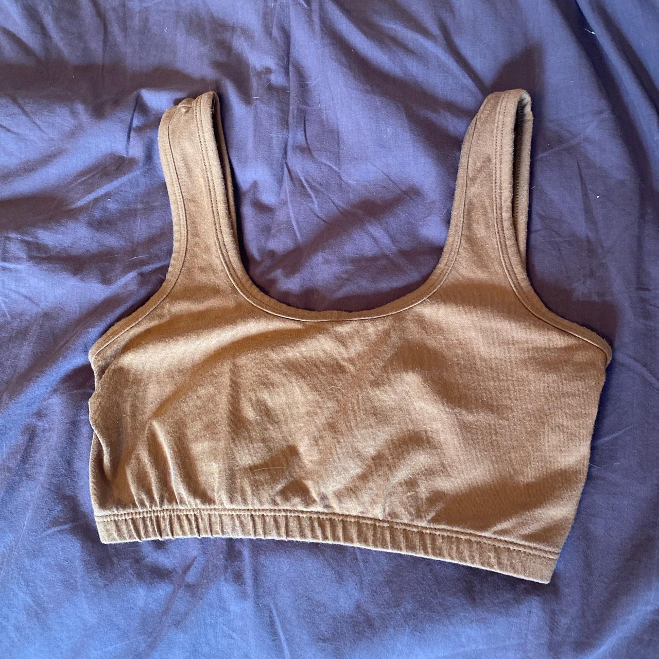 Arq Women's Brown Bra | Depop